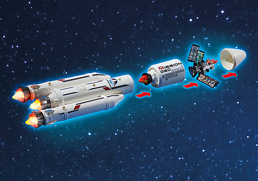 Playmobil 6195 space rocket store